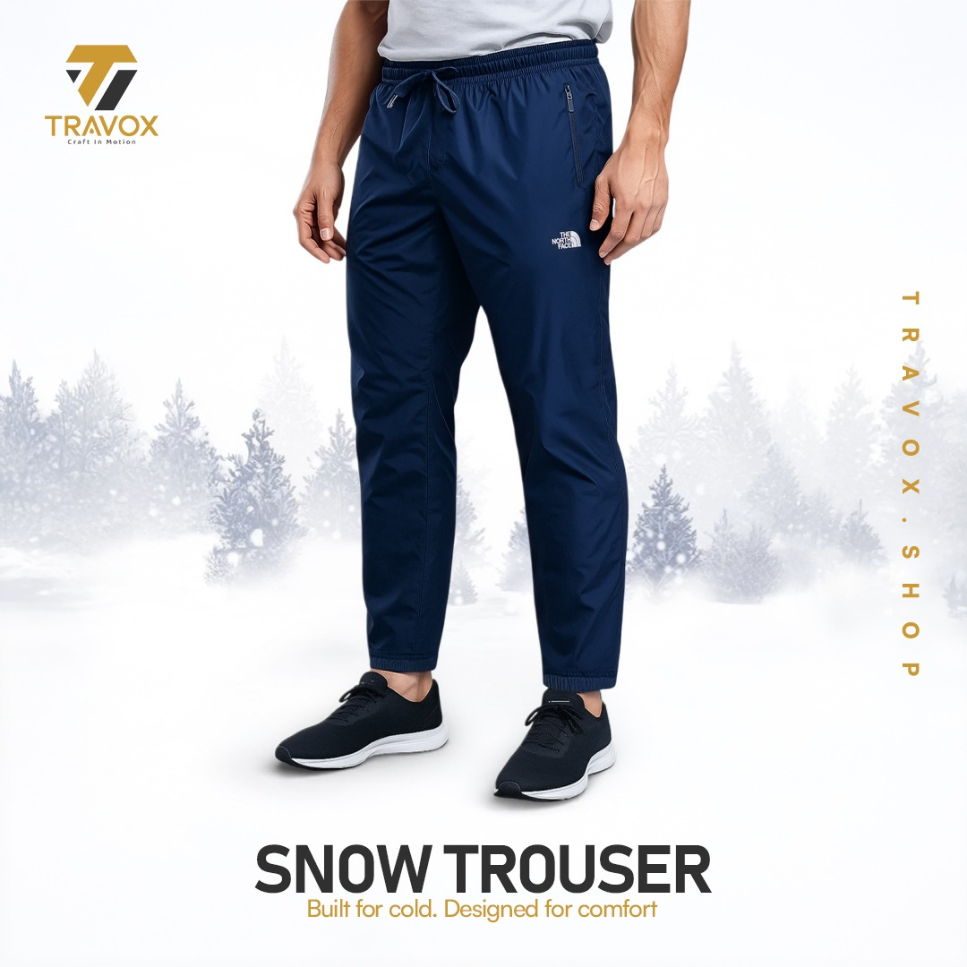 Snow Trouser- Navy Blue without Cuff - Travox.Shop