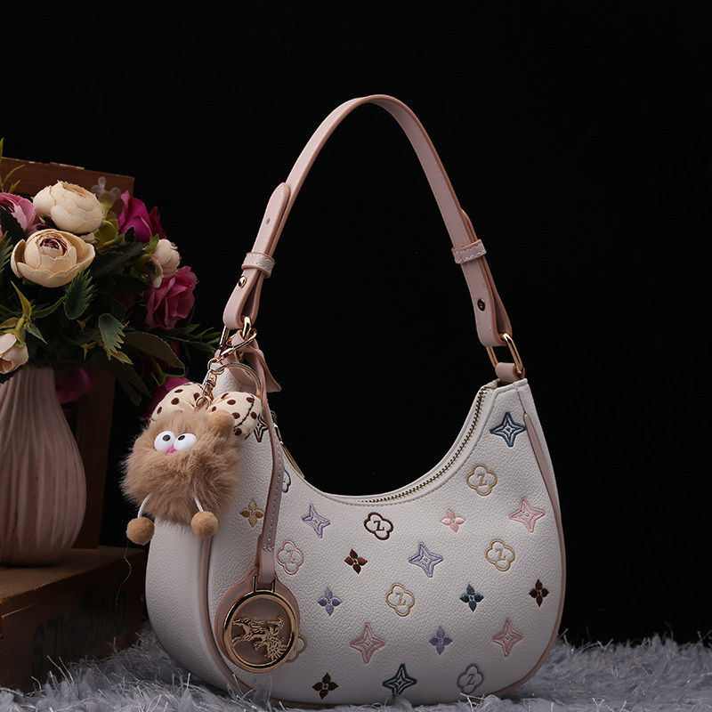 High-End Brocade Print Baguette Bag - Midley.shop