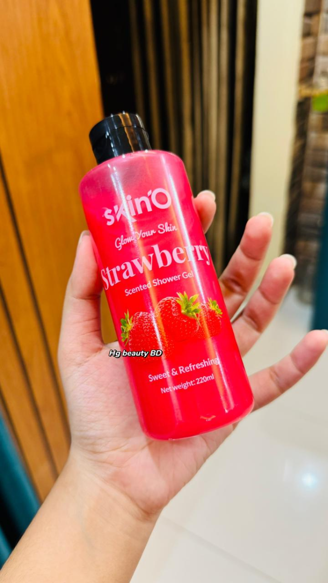 Skin'O Glow Your Skin Strawberry Scented Shower Gel 220ml - HG Beauty BD