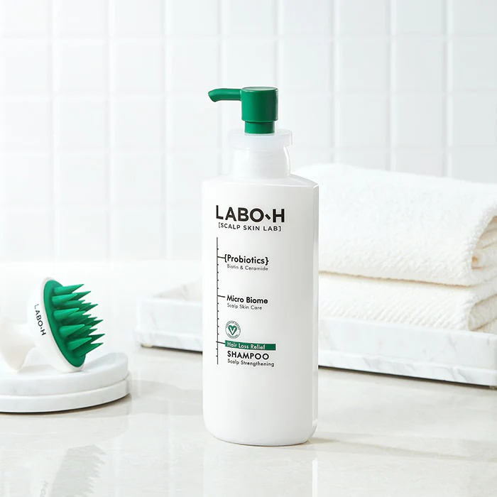LABO-H Probiotics Hair Loss Care Scalp Strengthening Shampoo (400ml ...