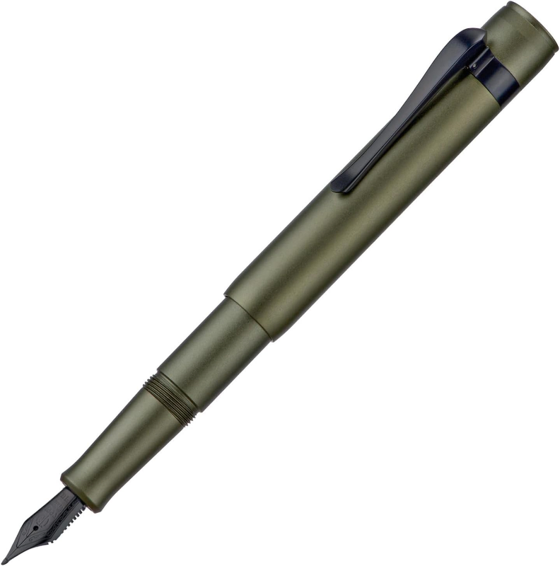 Hongdian M2 Pocket Metal Fountain Pens Army Green - TSAMSA