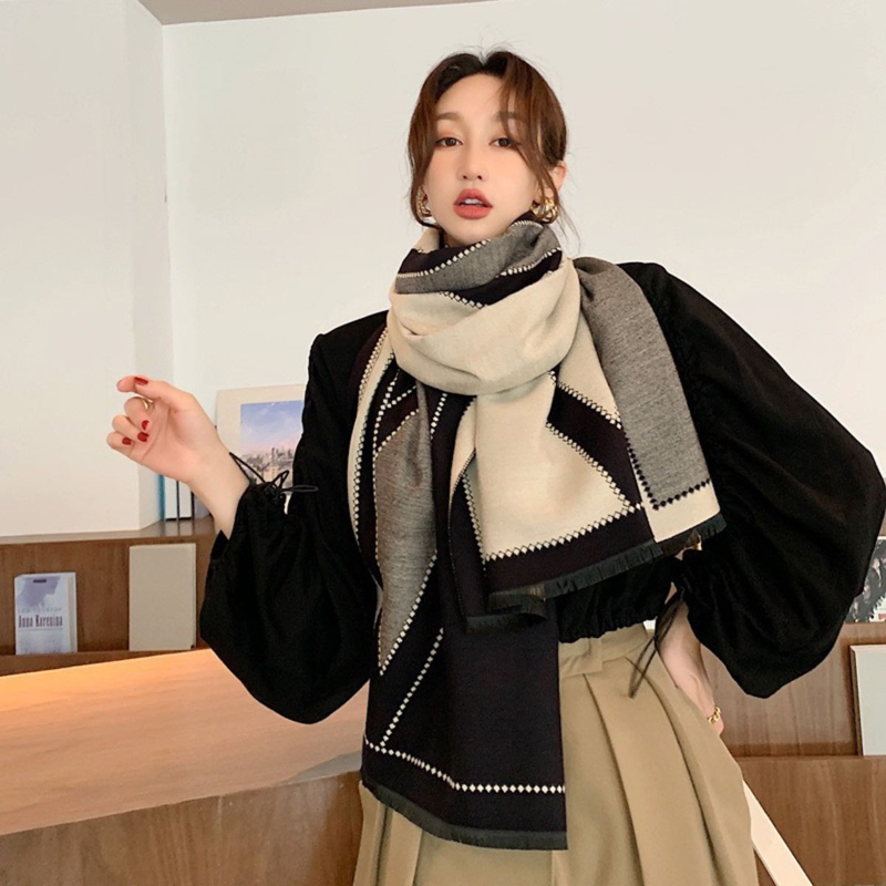 V-shaped Pattern Double-Sided Shawl - Only 99 Shop BD