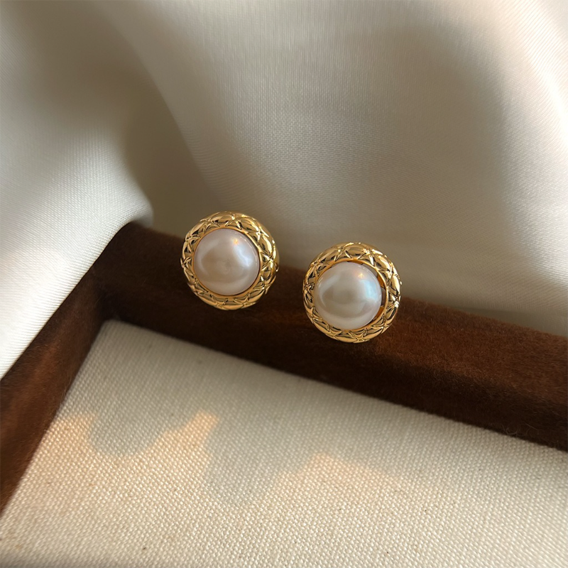 Korean style Round Pearl Ball Earring - Only 99 Shop BD