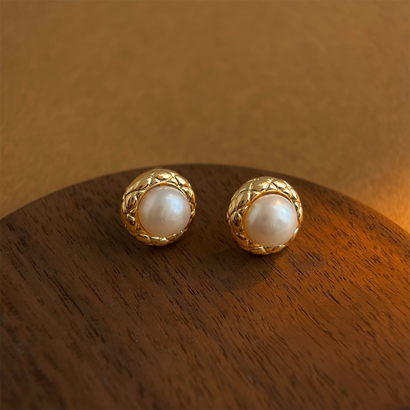 Korean style Round Pearl Ball Earring - Only 99 Shop BD