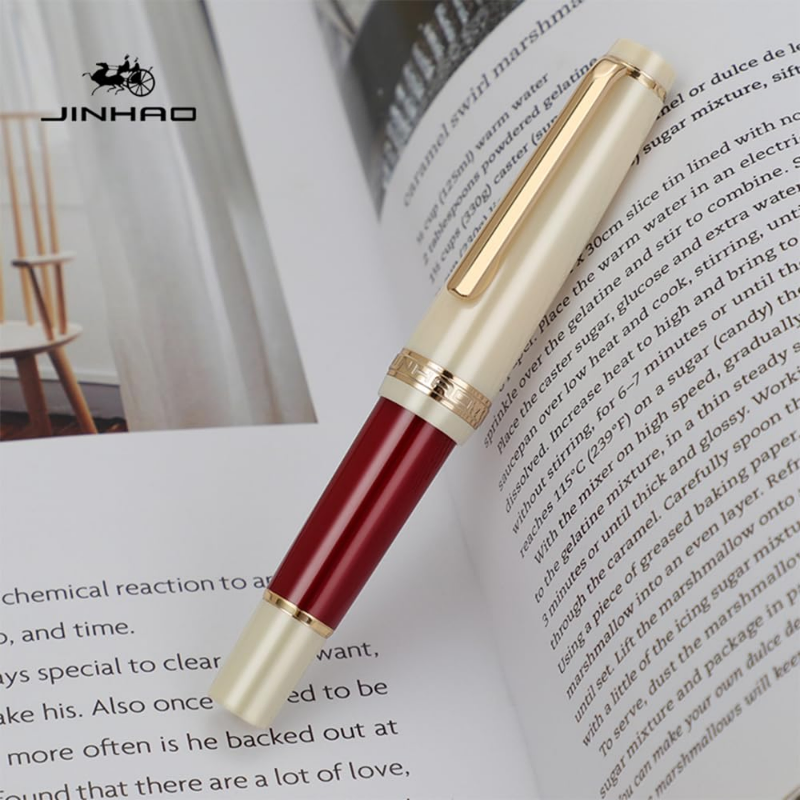 Jinhao 82 Mini Fountain Pen - Red - TSAMSA